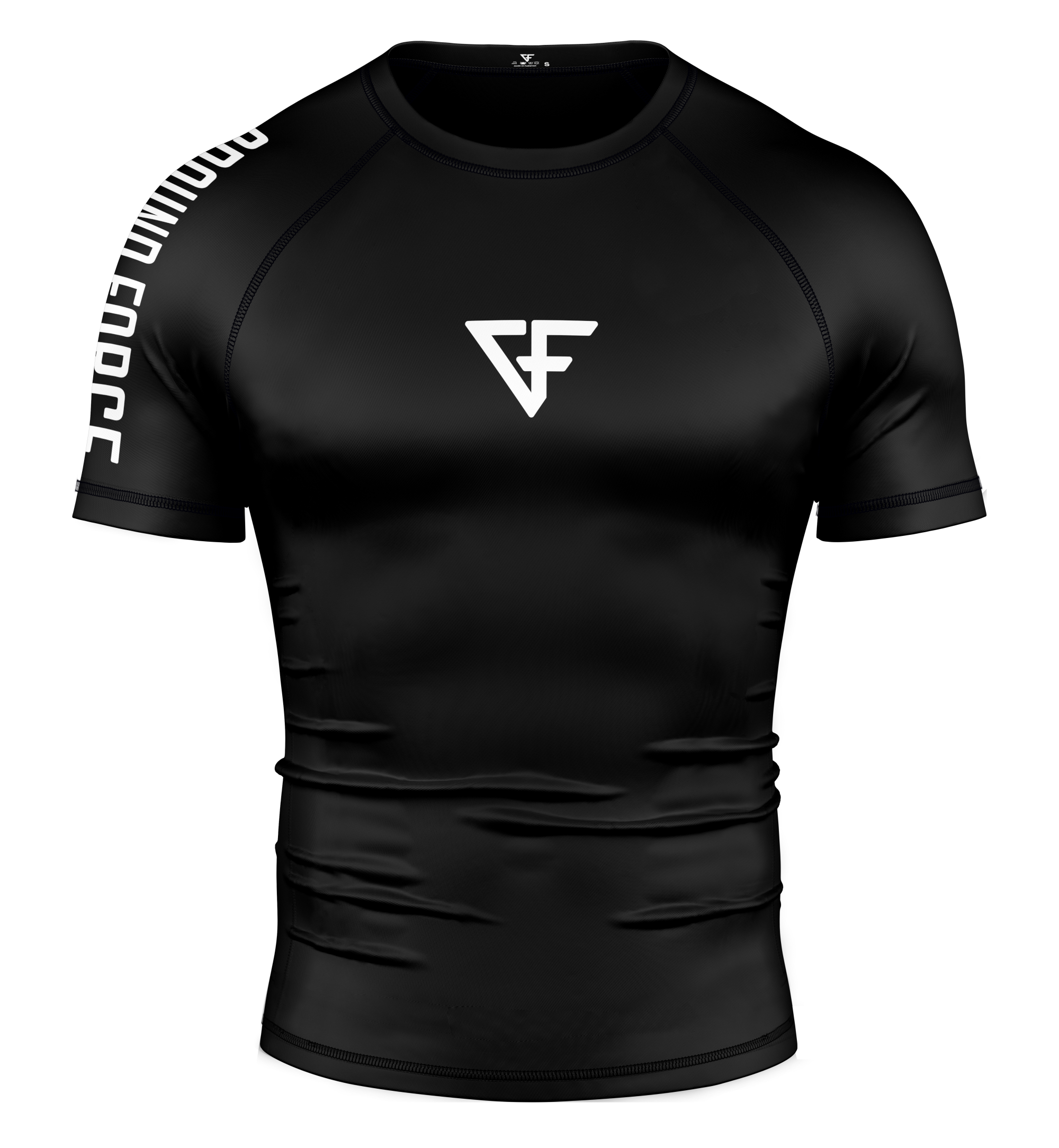 Ground Force Aero Rashguard - Black — BJJ Fightgear