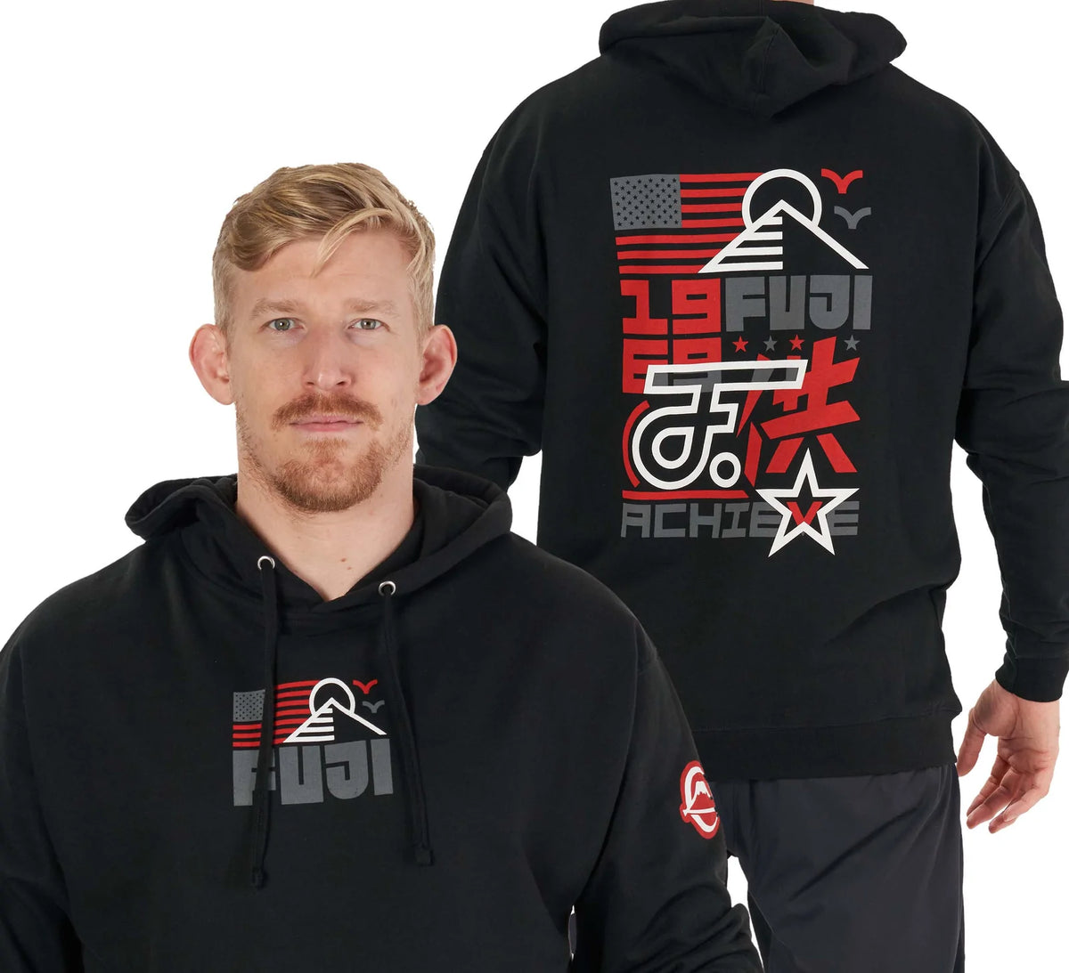 Fuji Achieve Hoodie Black — BJJ Fightgear